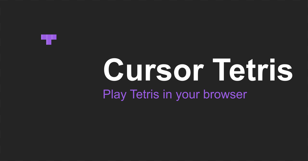 Cursor Tetris
